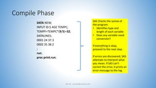Understanding sas data step processing. | PPT