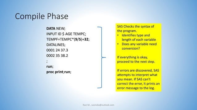 Understanding sas data step processing. | PPT