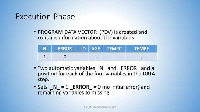 Understanding sas data step processing. | PPT