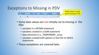 Understanding sas data step processing. | PPT