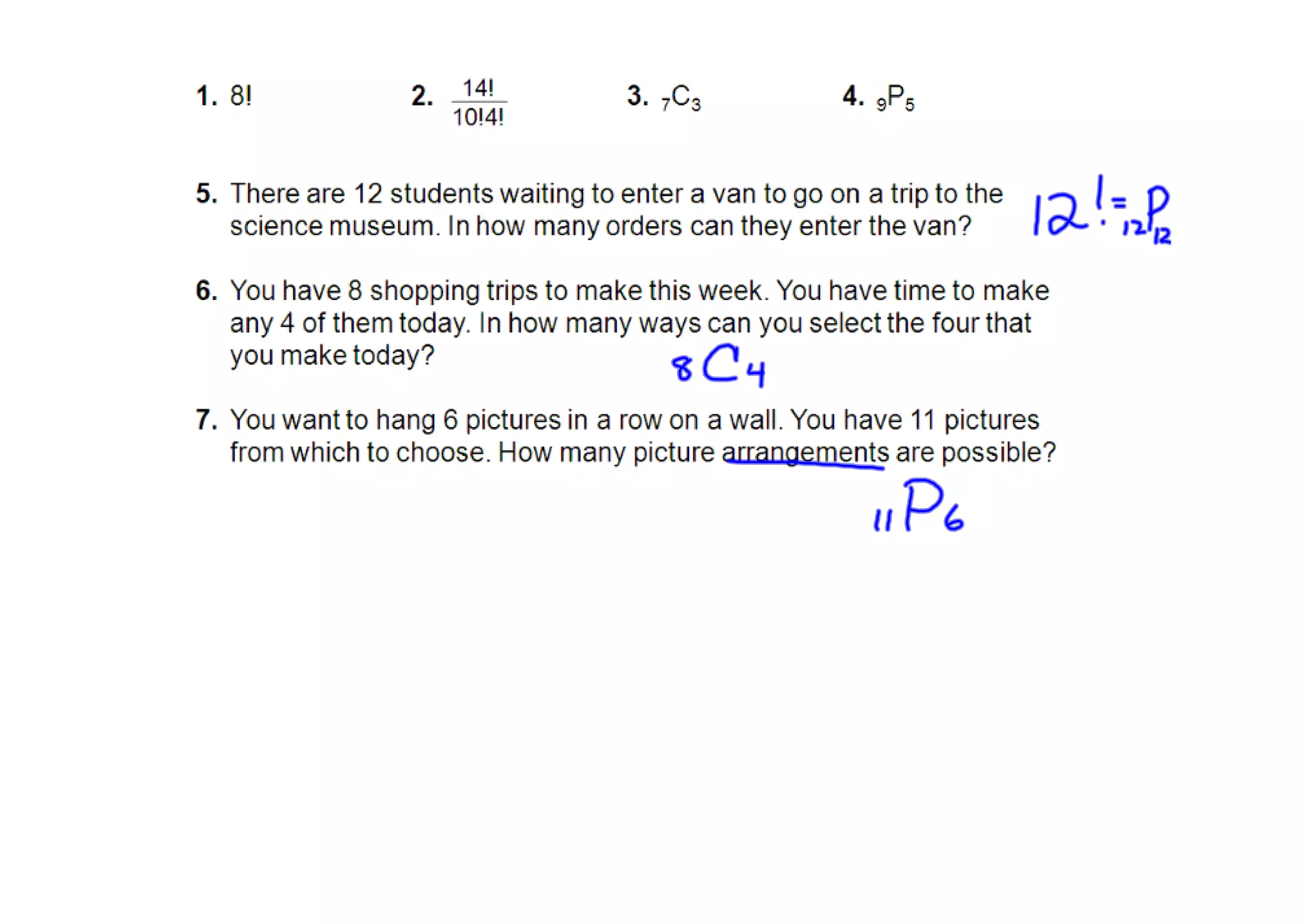 Probability Day 3 - Permutations and Combinations | PDF | Physics | Science