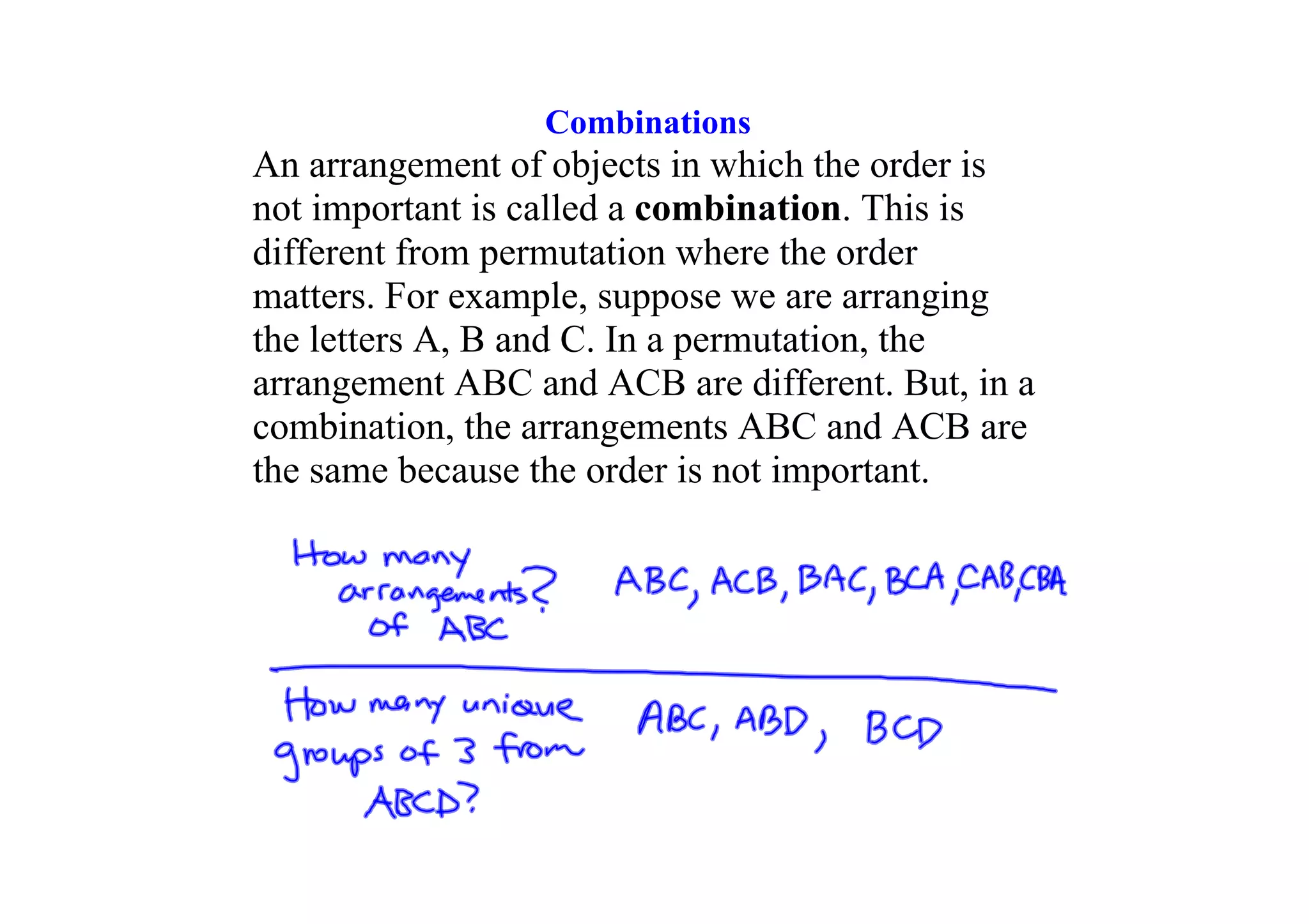 Probability Day 3 - Permutations and Combinations | PDF | Physics | Science