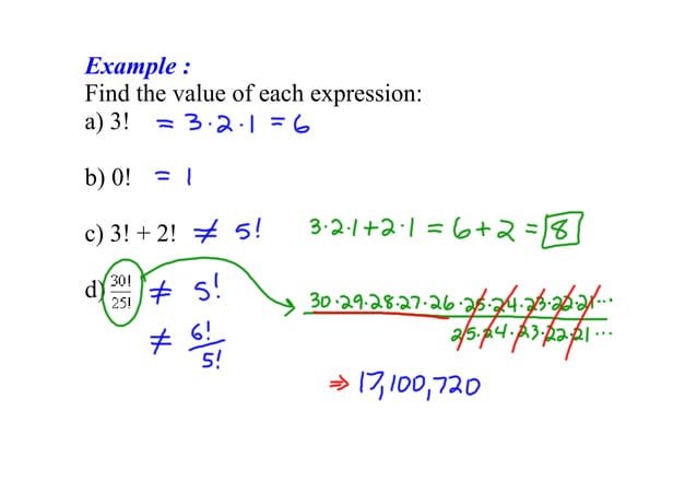 Probability Day 3 - Permutations and Combinations | PPT