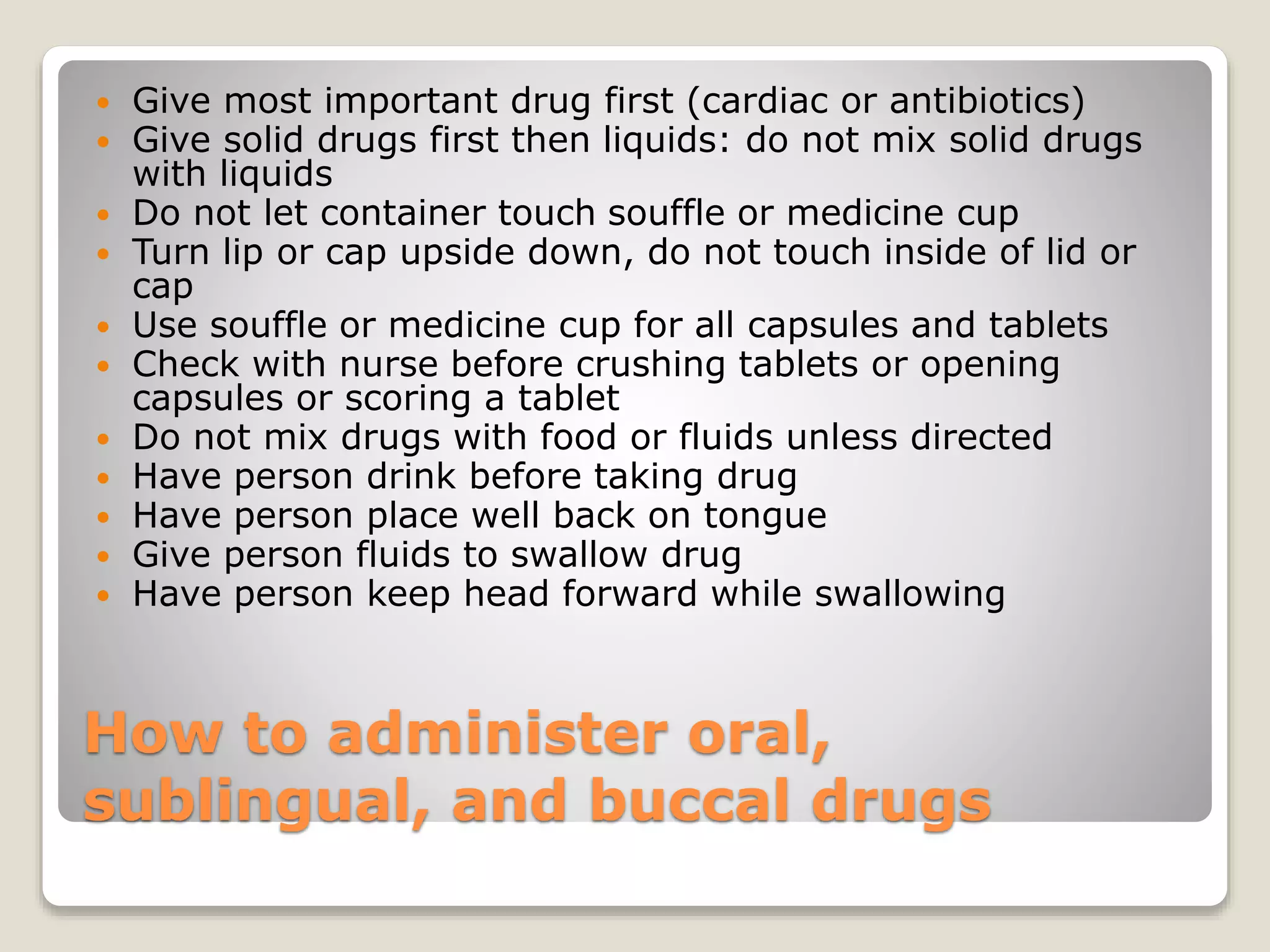Day 3 Medication Aide | PPTX