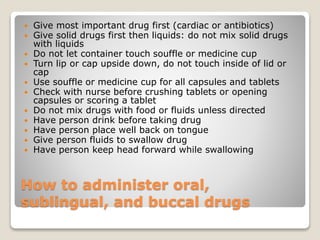 Day 3 Medication Aide | PPTX