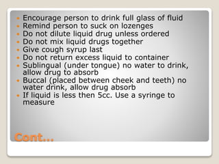 Day 3 Medication Aide | PPTX