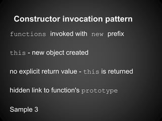 Javascript: The good parts for humans (part 3) | PPTX