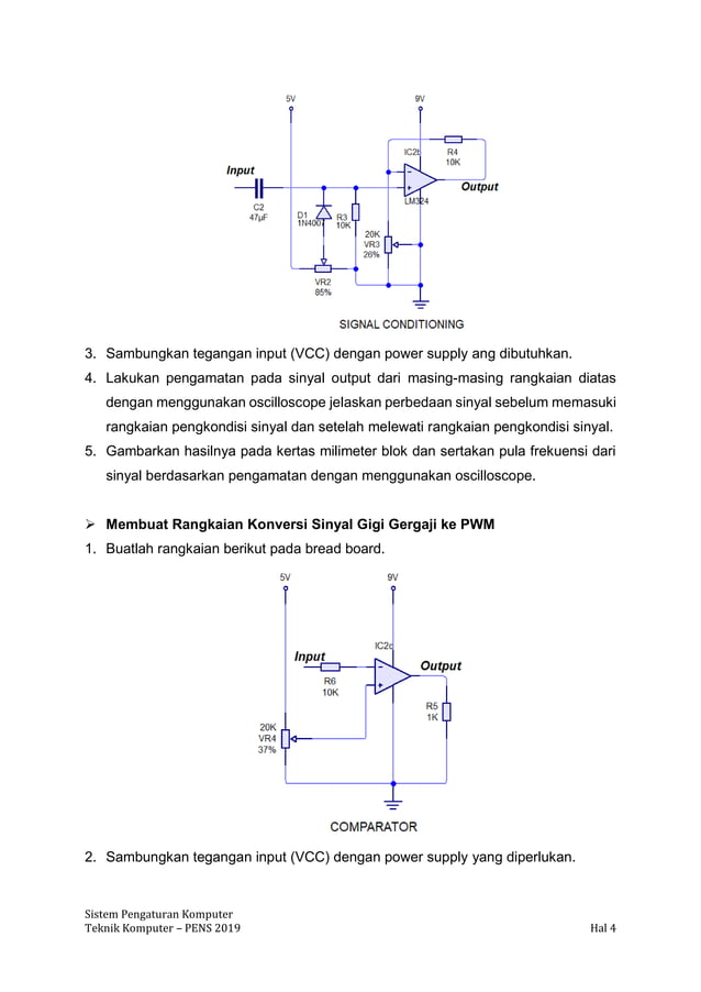 Open Loop Analog Control System - Motor DC | PDF
