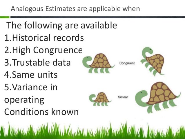 Analogous Estimating