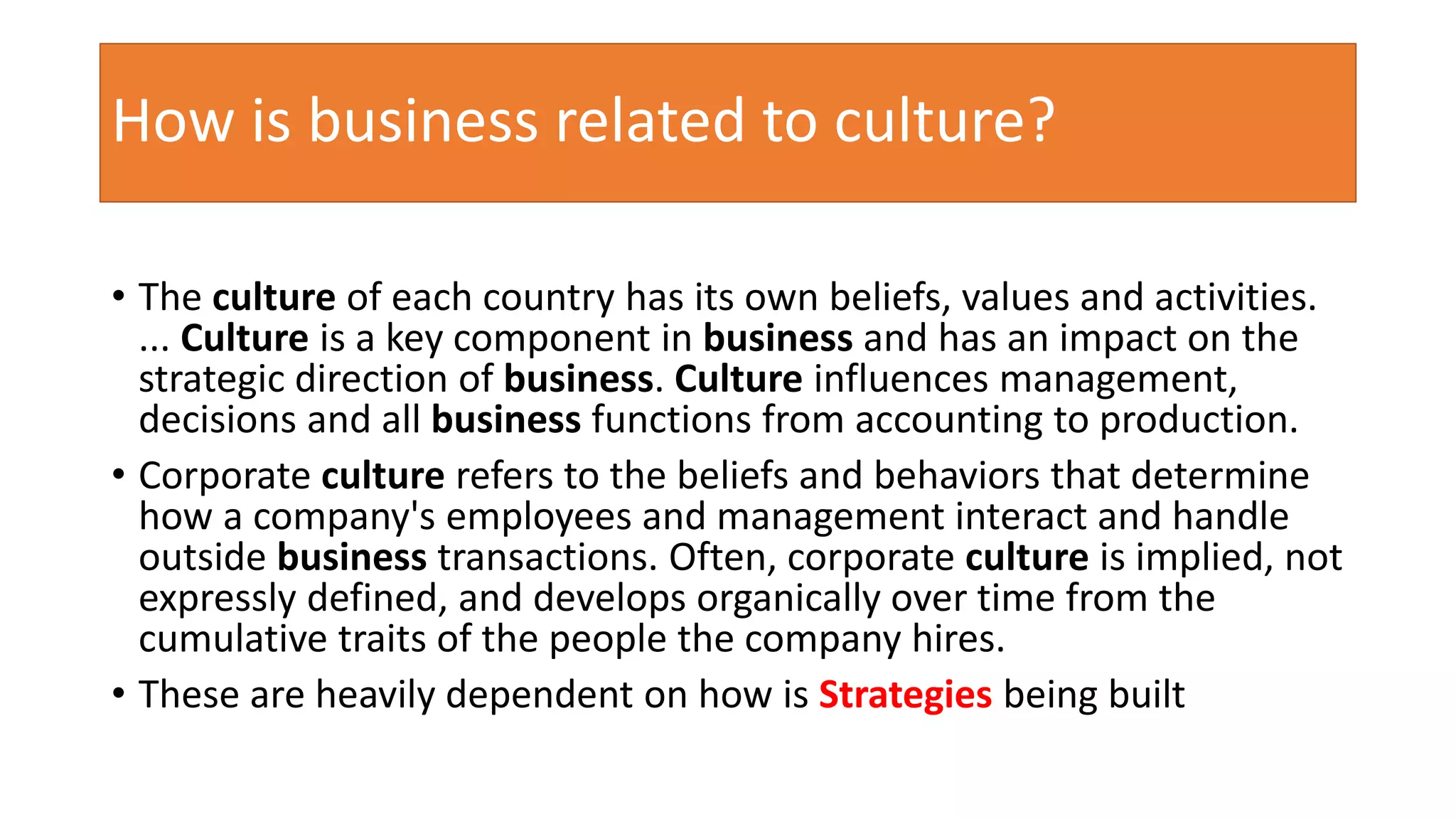 Cross Cultural Management | PPTX