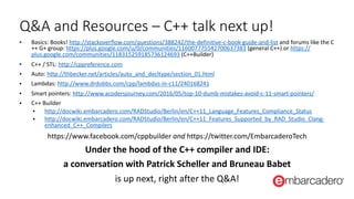 Day 3 of C++ Boot Camp - C++11 Language Deep Dive | PDF