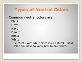 Neutral Colors | PPTX