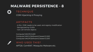 Malware Persistence | PPT