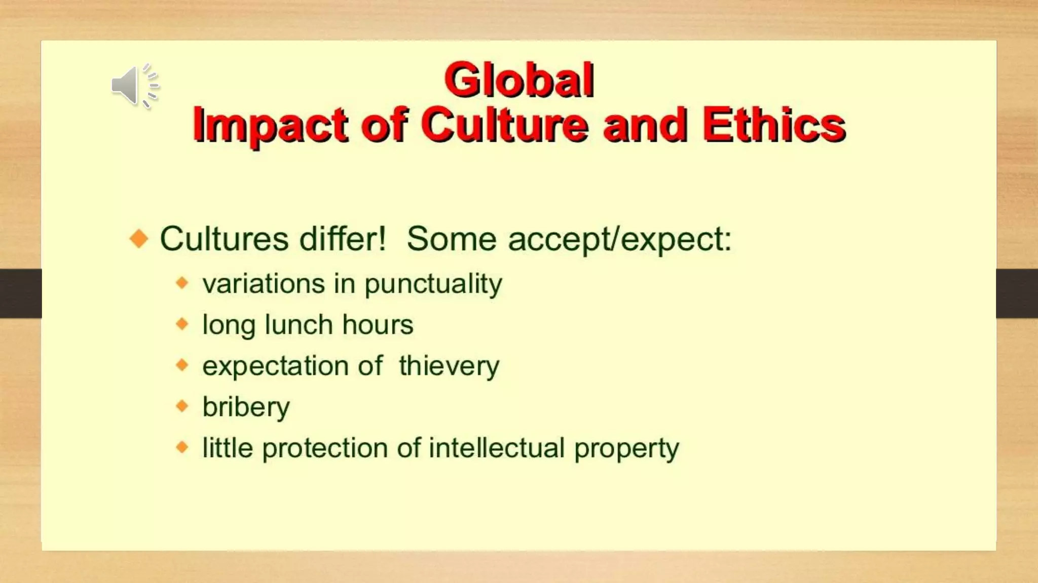 Global Operations and cultural integration | PPTX