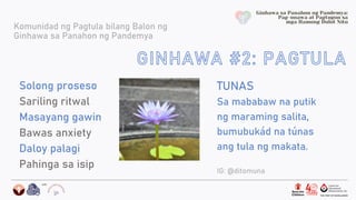 Komunidad ng Pagtula Bilang Balon ng Ginhawa sa Panahon ng Pandemya | PPT