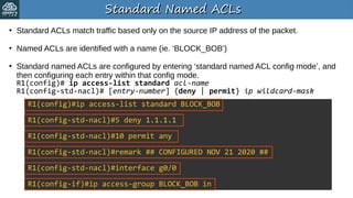 Day+34+Slides+-+Standard+ACLs - Kasamba David | PDF