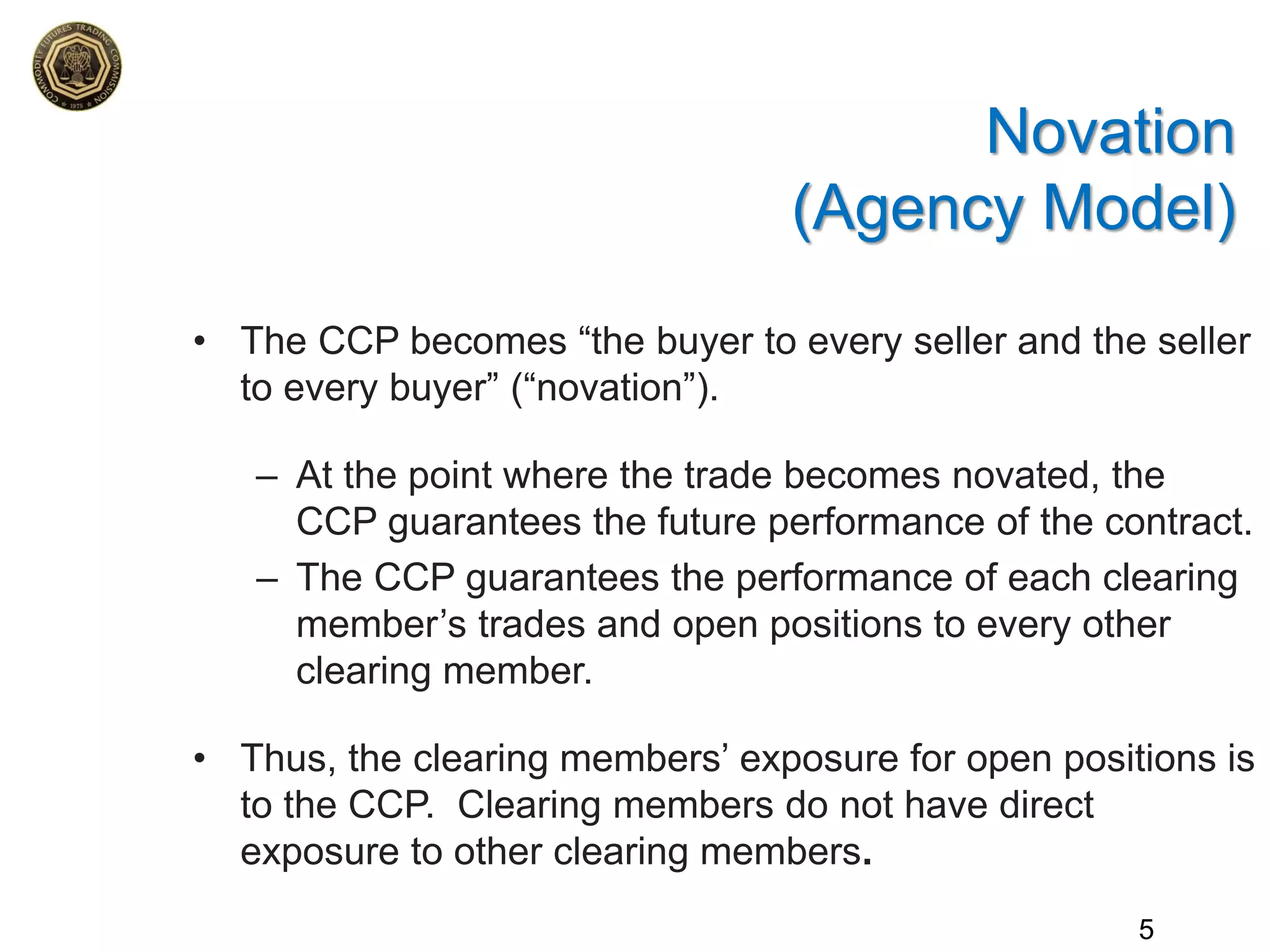 Clearing Through Central Counterparties: Core Risk Management and ...