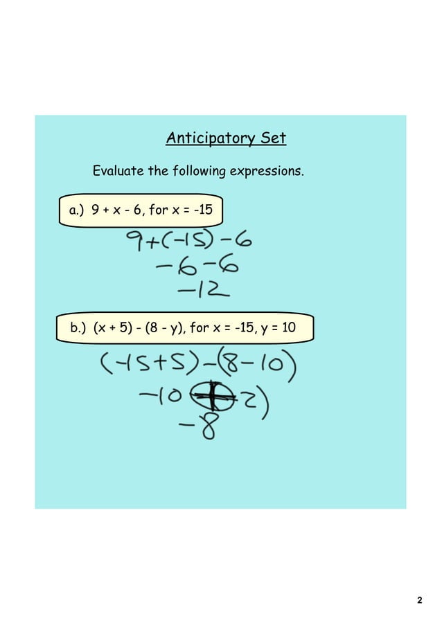 Day 3a subtracting integers day 2 | PDF | Weather | Science