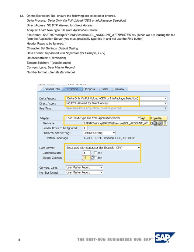 SAP BPC 10.1 NW Master Data loading | PDF | Internet | Computing