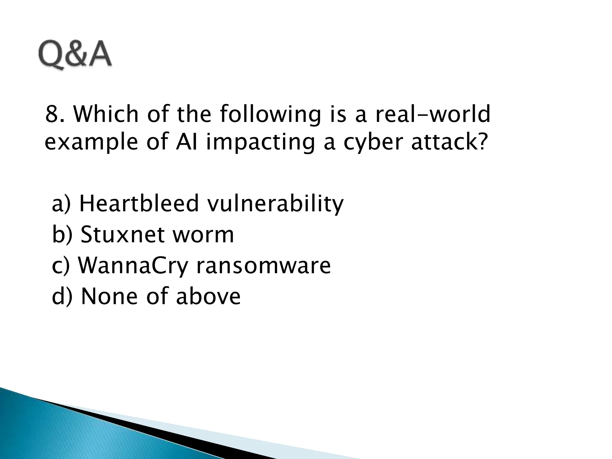 Cybersecurity artificial intelligence presentation | PPTX