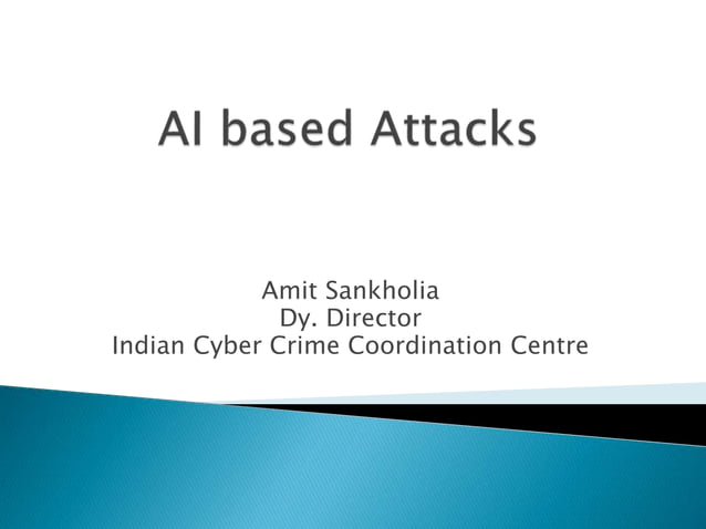 Cybersecurity artificial intelligence presentation | PPTX