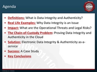 Cloud-enabled Protection of Data Integrity and Authenticity of ...
