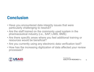 Data Integrity concept and principles with examples | PDF