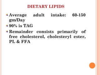 Digestion and absorption of lipids | PPT