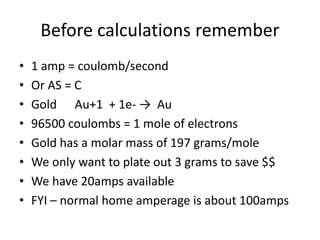 Day 3 electroplating | PPT