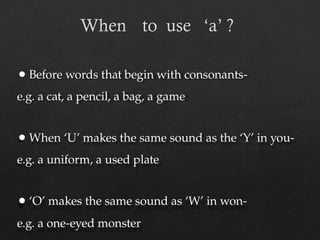 article of the grammer and presentation | PPT