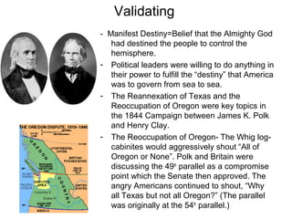 Day 3 c_Manifest Destiny | PPT