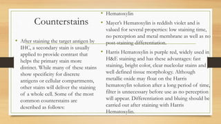 Immunohistochemistry description of the Affinity method | PPTX