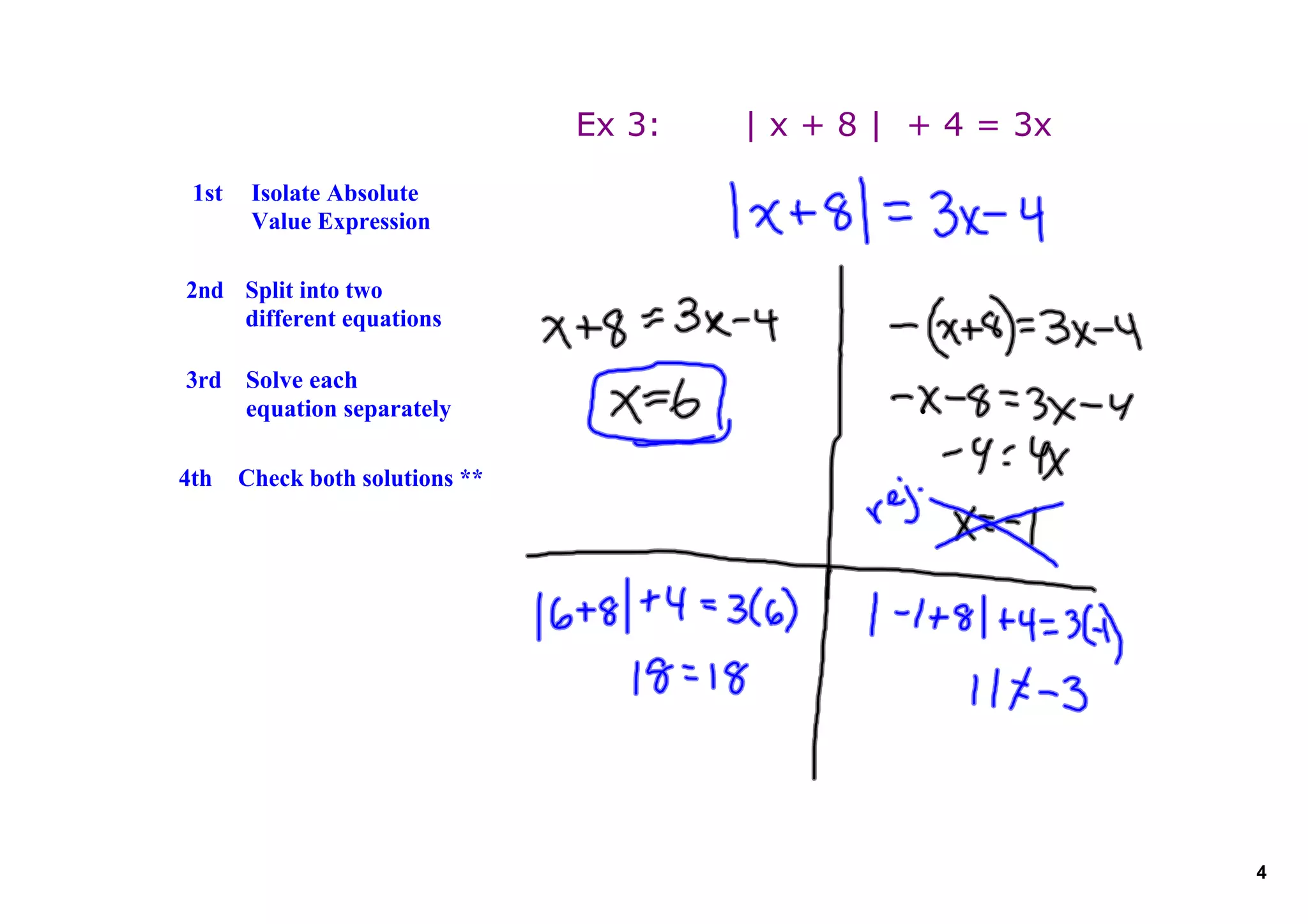 Algebra 2 Notes 1-3 | PDF