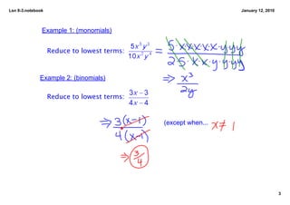 Rational Expressions Day 3 | PDF