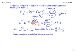 Rational Expressions Day 3 | PDF