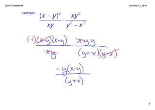Rational Expressions Day 3 | PDF