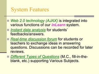 The system architecture of an interactive e-Learning platform ...
