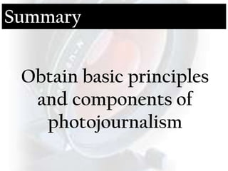 Photojournalism | PPTX