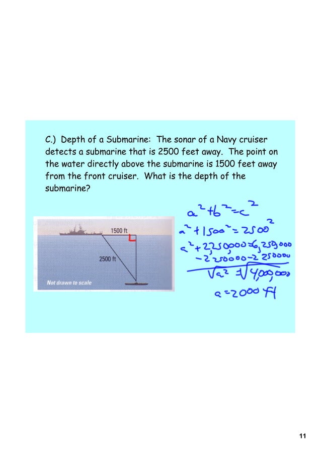 Day 3 pythagorean real world | PDF