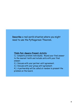 Day 3 pythagorean real world | PDF