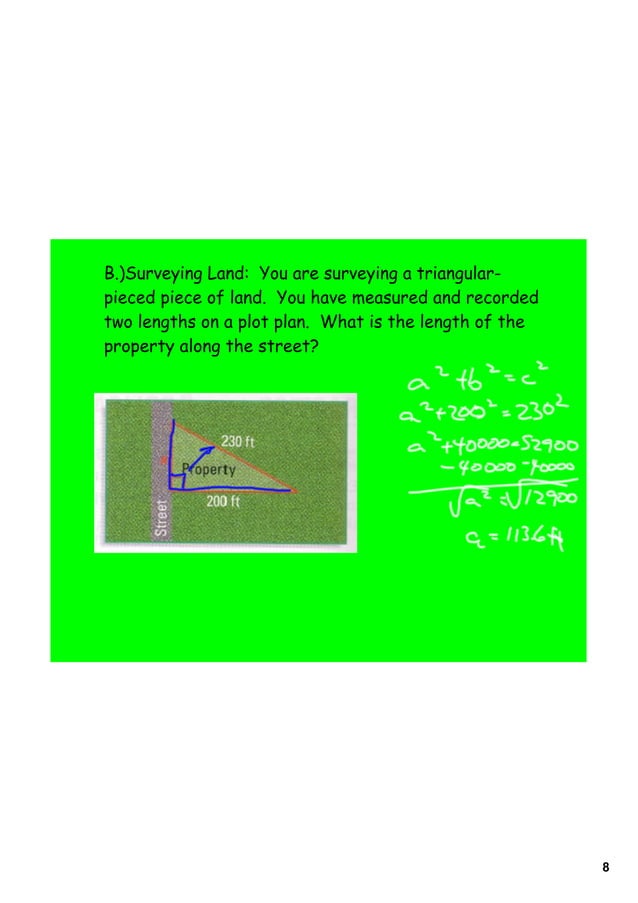Day 3 pythagorean real world | PDF