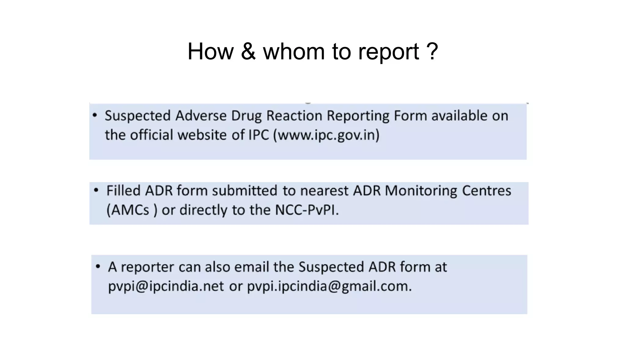 Role of ADR monitoring centre | PDF