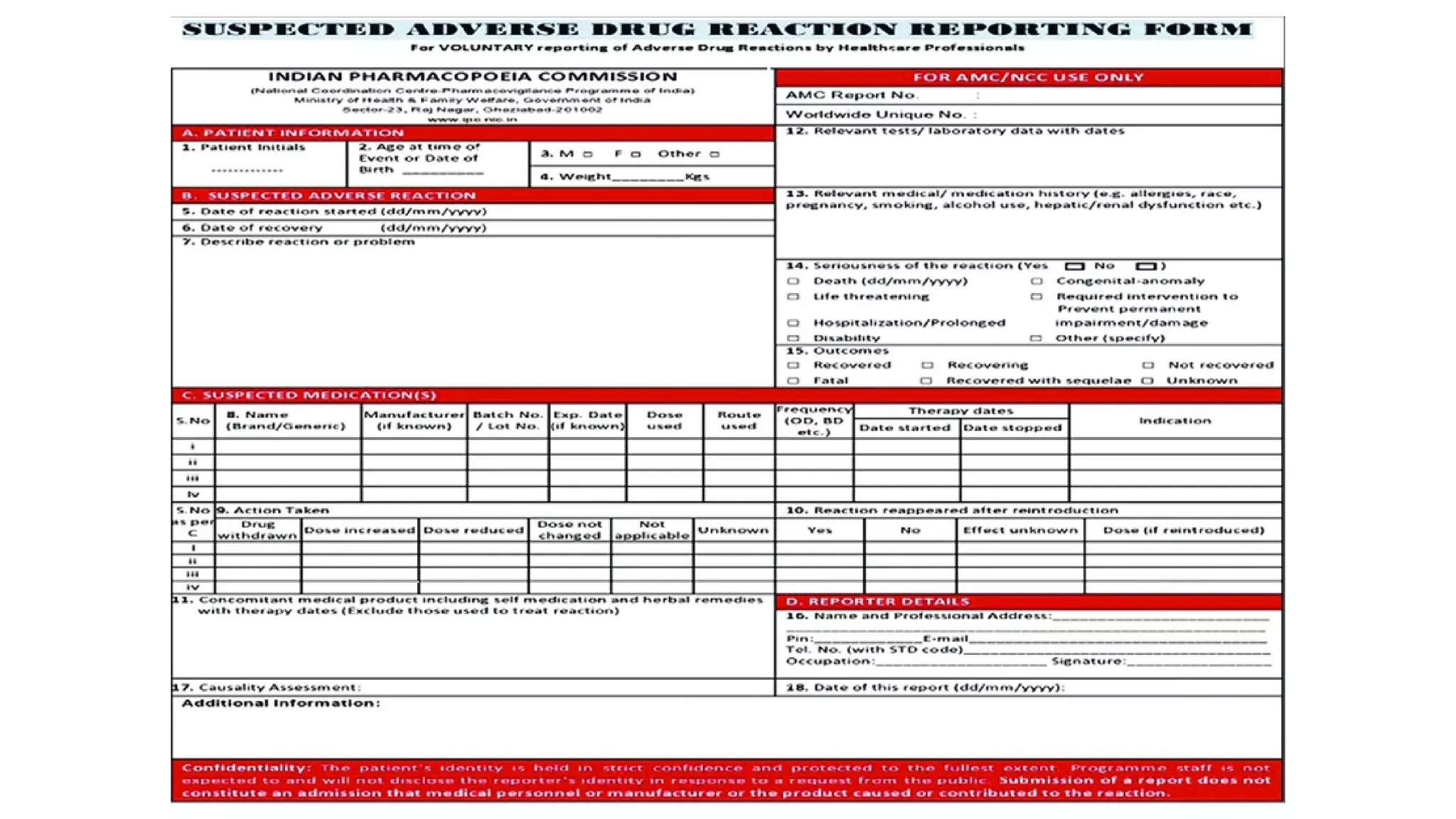Role of ADR monitoring centre | PDF