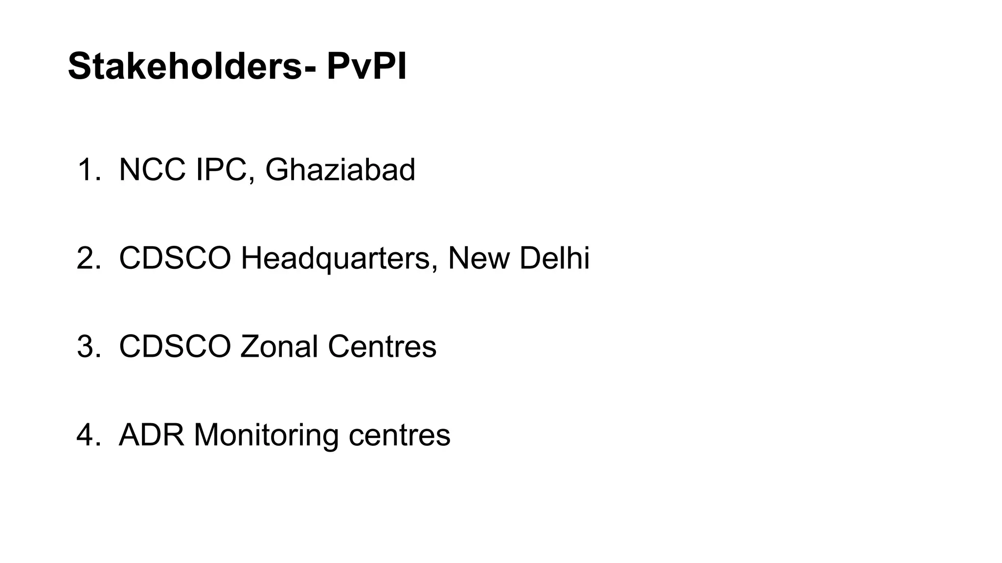 Role of ADR monitoring centre | PDF