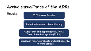 Role of ADR monitoring centre | PDF