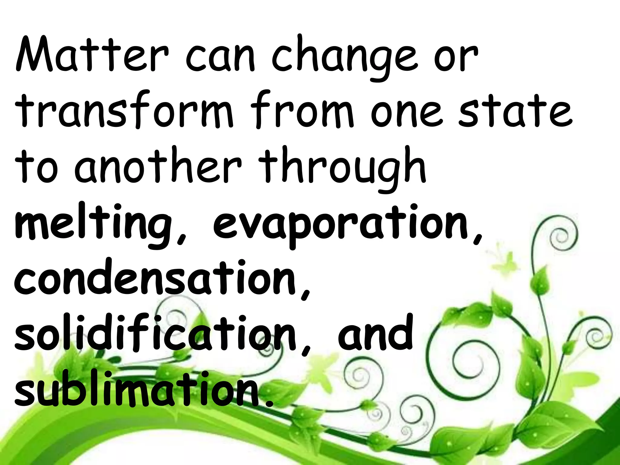 What is physical change? | PPTX