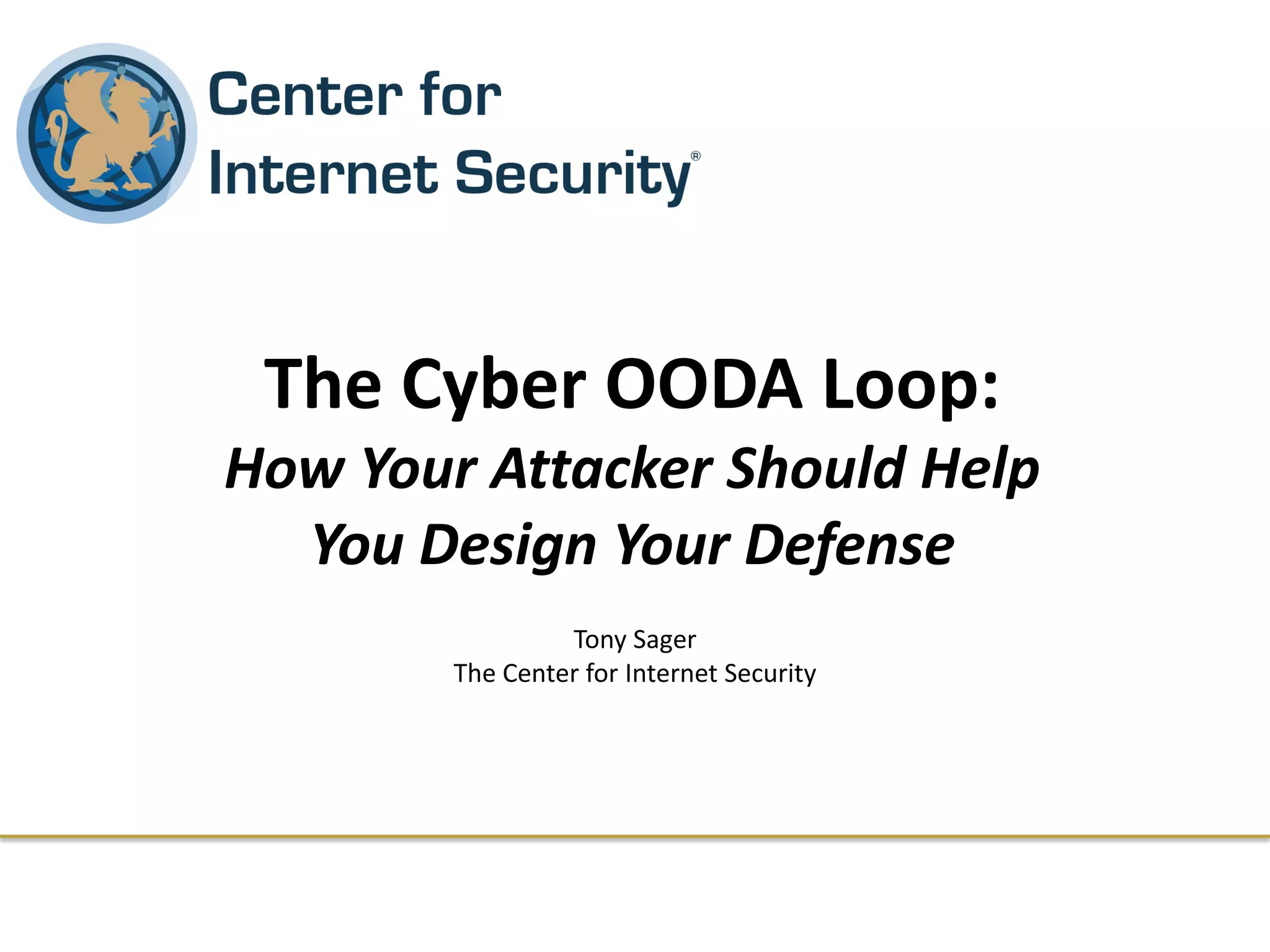 Understanding Cyber Kill Chain and OODA loop | PDF