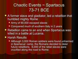Decline of the Roman Republic | PPT