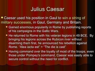 Decline of the Roman Republic | PPT