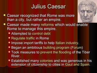 Decline of the Roman Republic | PPT